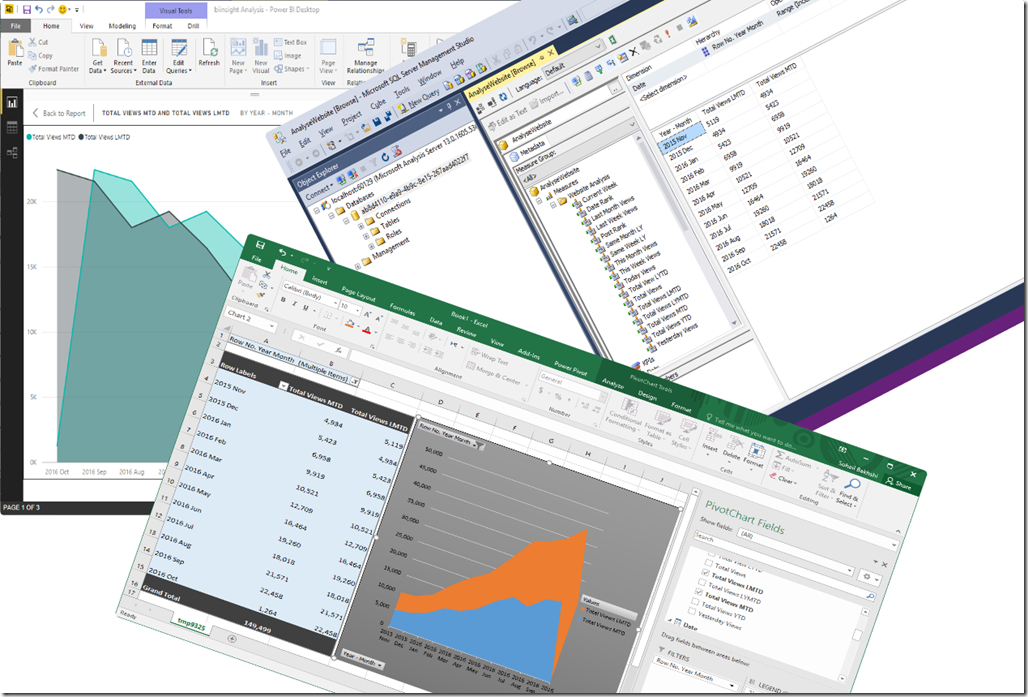 Connect To Power BI Desktop Model From Excel And SSMS