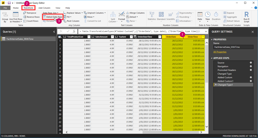 Time Dimension in Power BI and SSAS Tabular Model Supporting Minutes ...