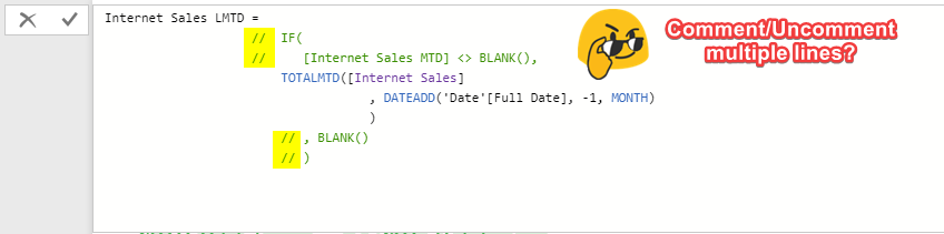 Comment Uncomment Multiple Lines In DAX Scripts New African Messenger Magazine